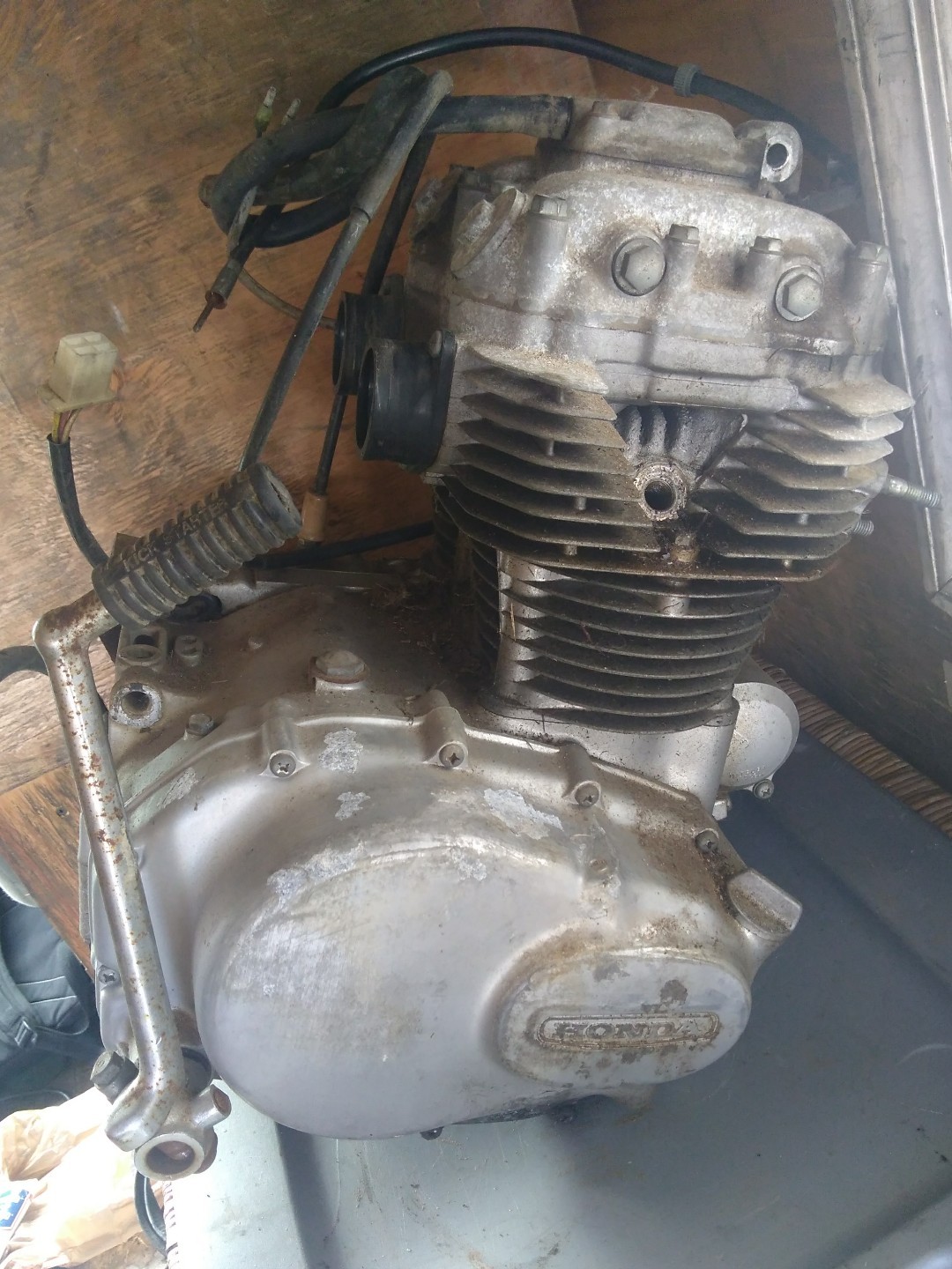 76-77 1977 Honda CJ360T CJ 360T CJ360 Engine Motor Complete Engine ...