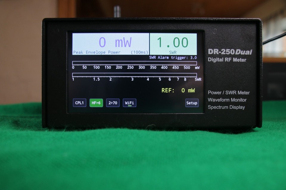 DIGITAL SWR/Power Meter DR-250Dual 2KW Power/SWR Meter 5" Touch screen ...
