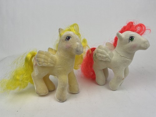 Vintage My Little Pony G1 Fuzzy Pegasus Palm Tree & Hot Air Balloon | eBay