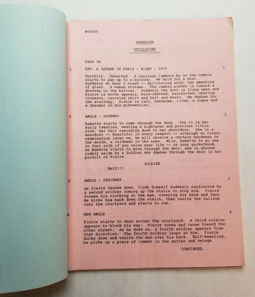 DARKROOM / Peter Allan Fields 1981 TV Series Script, James Coburn ...
