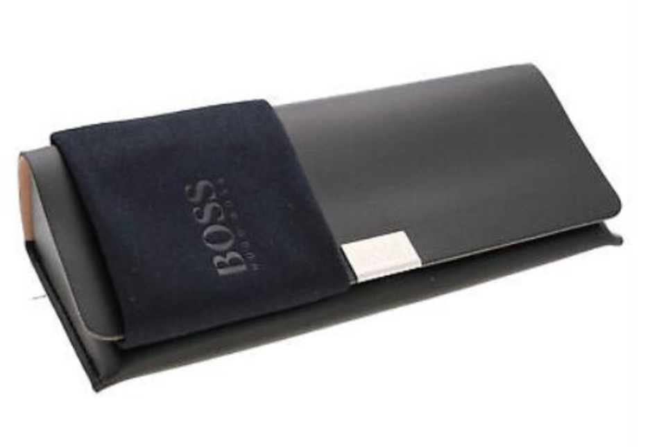 New HUGO BOSS Eyeglasses BOSS 0967 003 54-17 145 Matte Black & Crystal ...