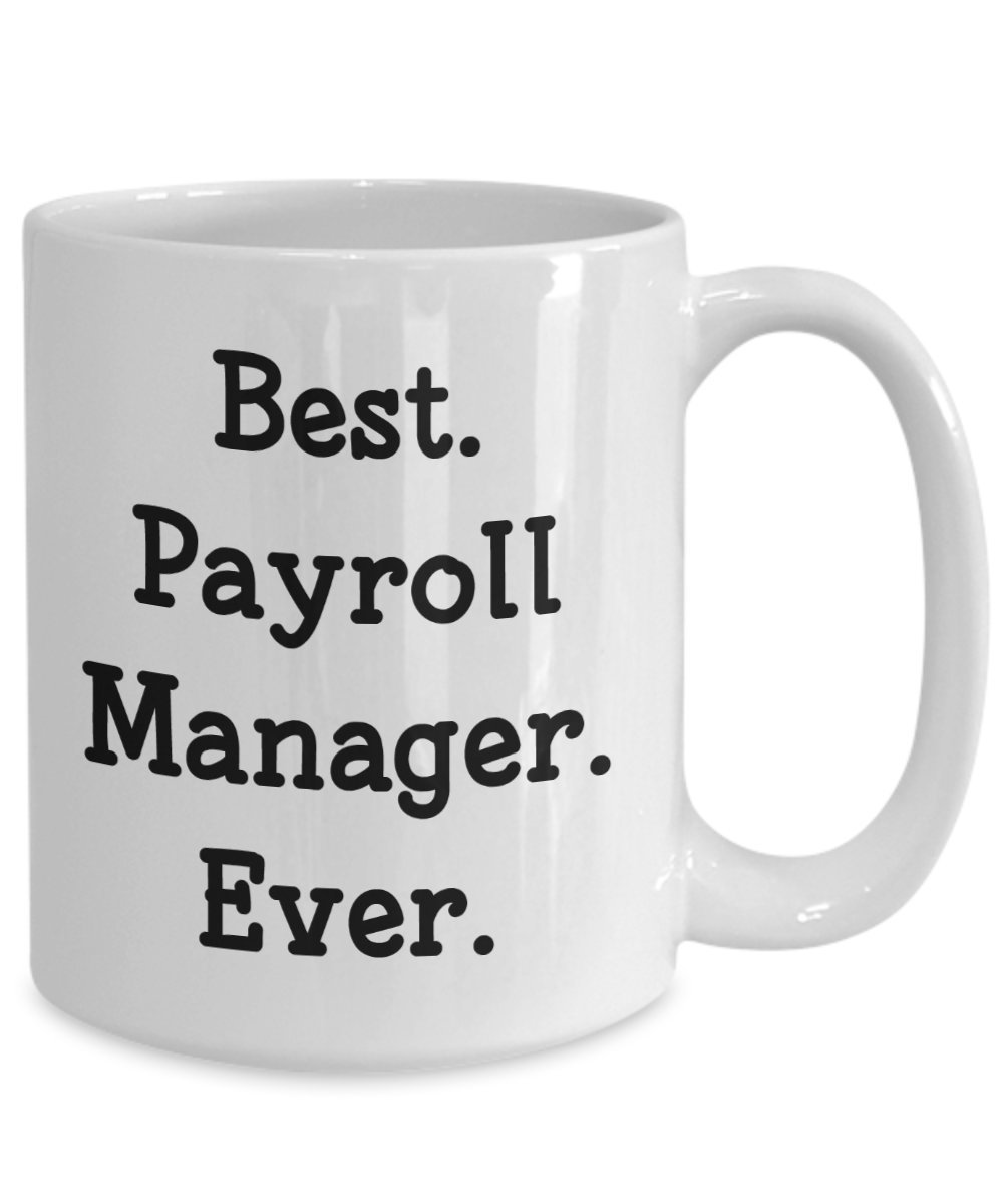 Best Payroll Manager Mug - Funny Tea Hot Cocoa Coffee Cup - Novelty ...