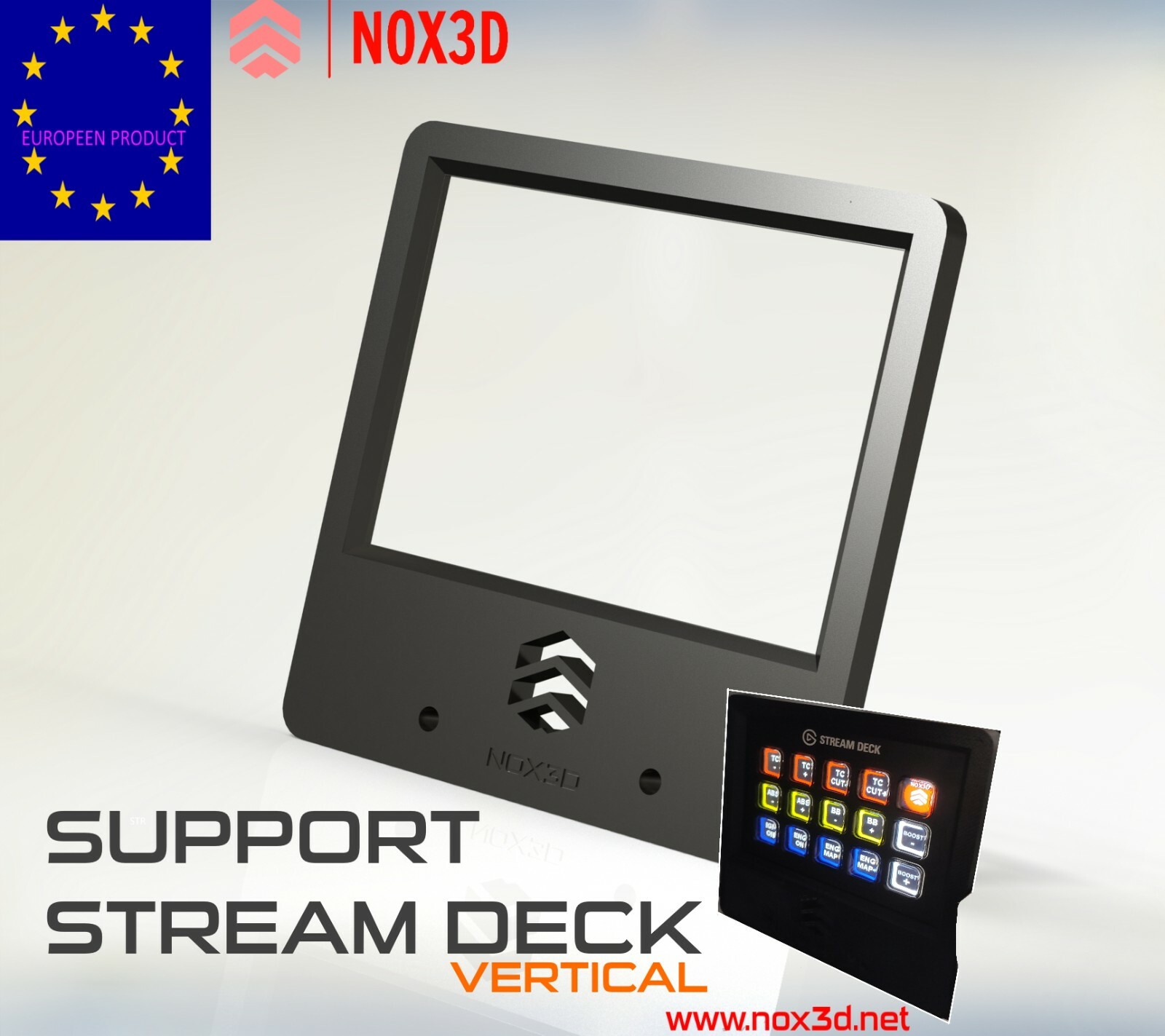 Streamdeck Buttonbox Simracing Stand for 15 | Grelly UK
