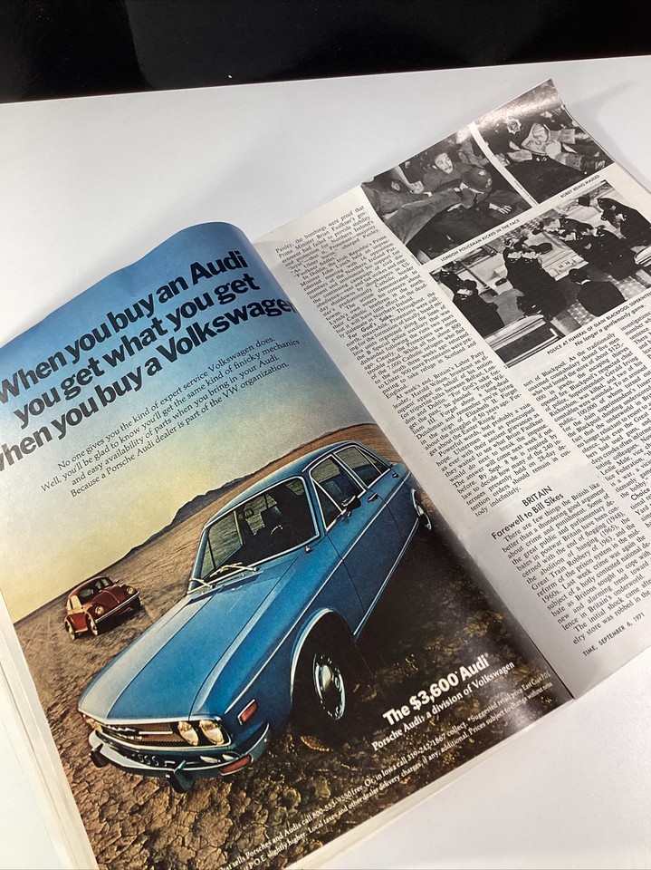 Time Magazine 1971 Rare Ads Unions Meany Renault Kennedy RFK Jr Max Van ...