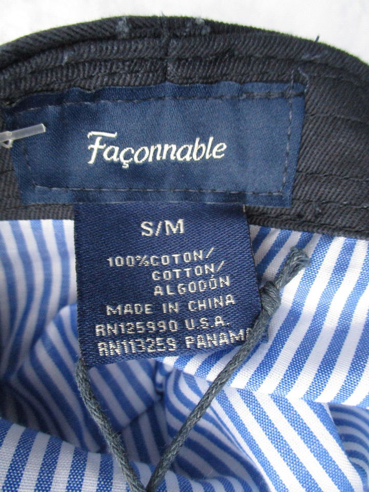 Façonnable Newsboy Hat Seersucker Cotton Cap SMALL/MED Faconnable | eBay