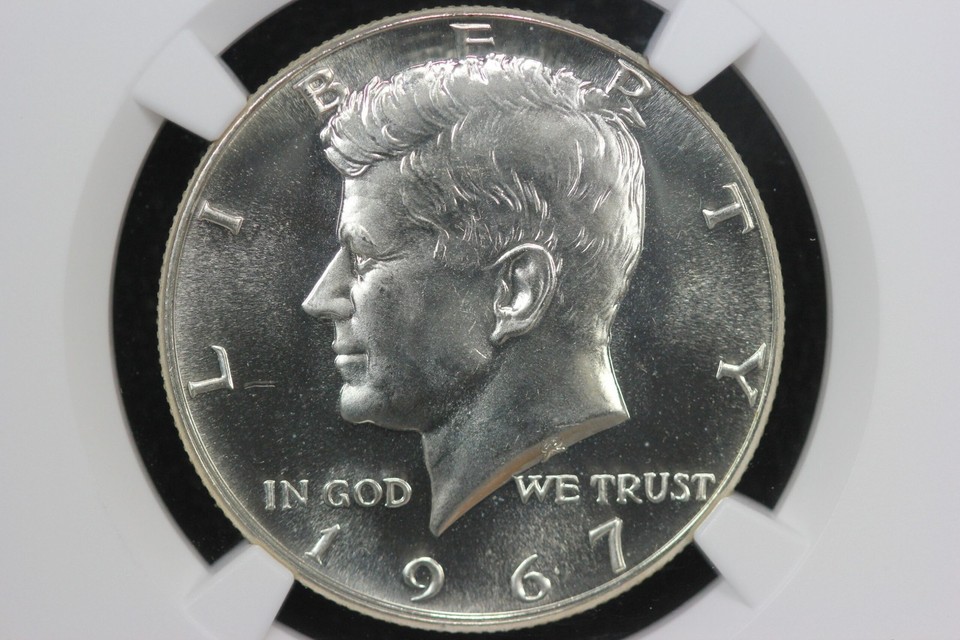 1967 Special Mint Set Kennedy Half Dollar NGC MS68 43GL | eBay