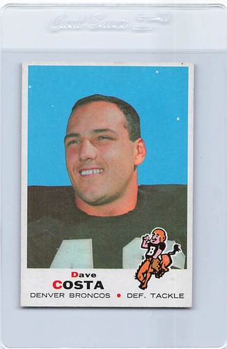 1969 Topps #213 Dave Costa Broncos NM/MT *DA-D7998 | eBay