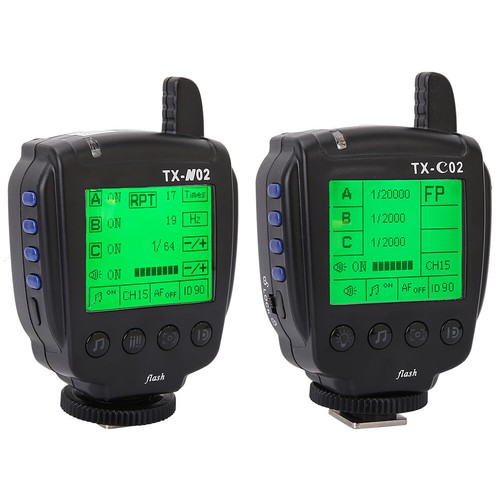 LCD Large Display Wireless TTL Flash Controller Trigger For Cameras ECM ...