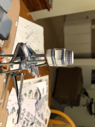 Scale 1 250 USS Arizona Bb-39 Battleship DIY 75cm 30" Long Card Paper ...