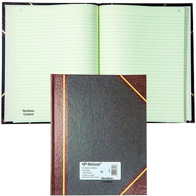 National 56-211 Record Book, 150 Pages, 10-3/8 x 8-3/8", Texhide Series ...