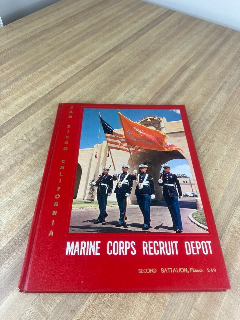 Marine Corps RECRUIT DEPOT Yearbook Second Battalion Platoon 249 | eBay