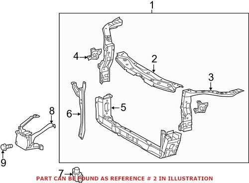 Genuine OEM Front Upper Radiator Support Tie Bar for Toyota Avalon ...