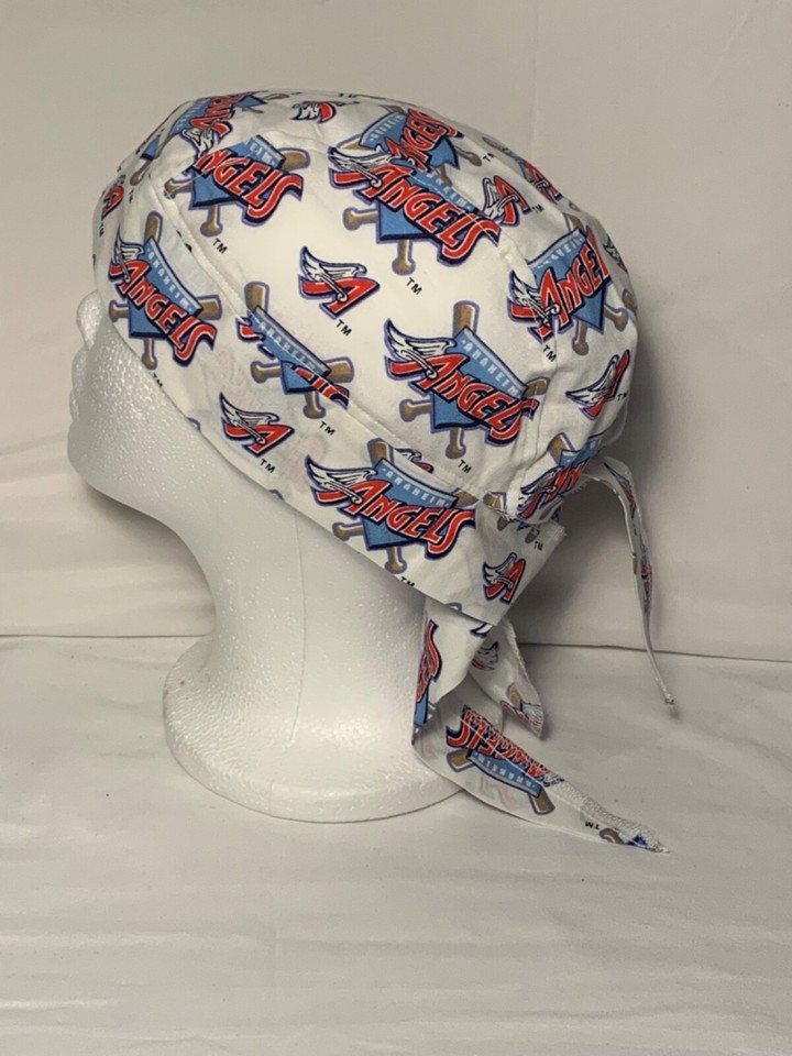 Vintage Print - ANAHEIM ANGELS Dew Rag- Hand Made 100%Cotton | eBay