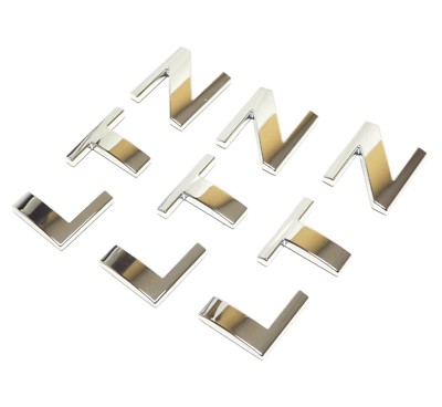 Adhesive Emblem Chrome 3D Letter LTZ (Set-3) Chevrolet Silverado ...