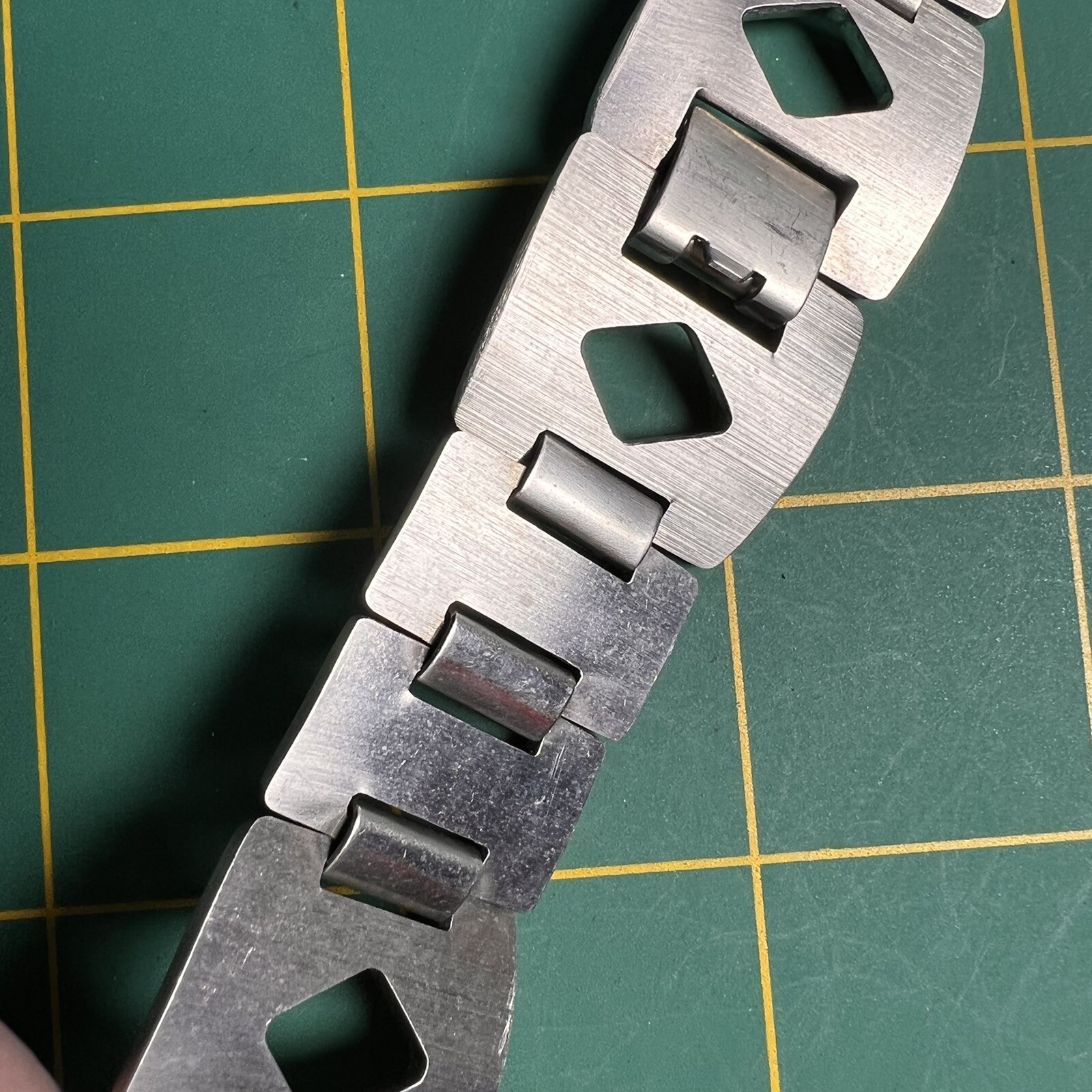 VINTAGE 17MM-20MM RETRO MARUMAN 5VS34 WATCH BRACELET / BAND STAINLESS ...