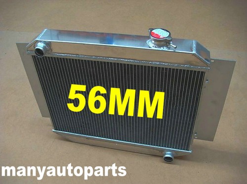 3 Row 56mm Aluminum Radiator Holden HD HR HK HT HG 1965-1971 V8 6cyl MT ...