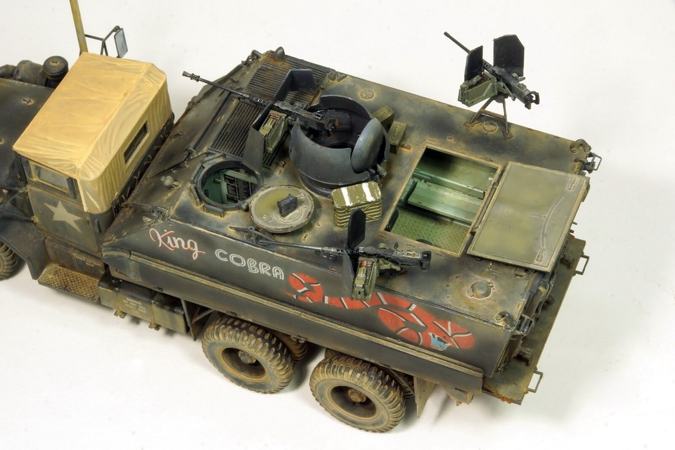 PreSale US Gun Truck M54 + M113 Vietnam war 1:35 Pro Built Model | eBay