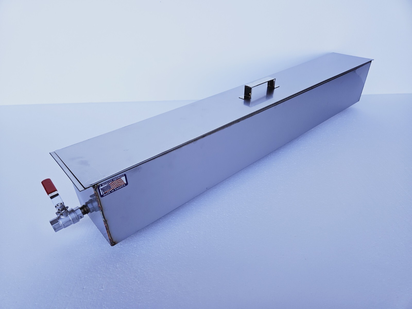 Allied Stainless Steel Parkerizing Tank, WITH LID, blueing 40"x6"x6 ...