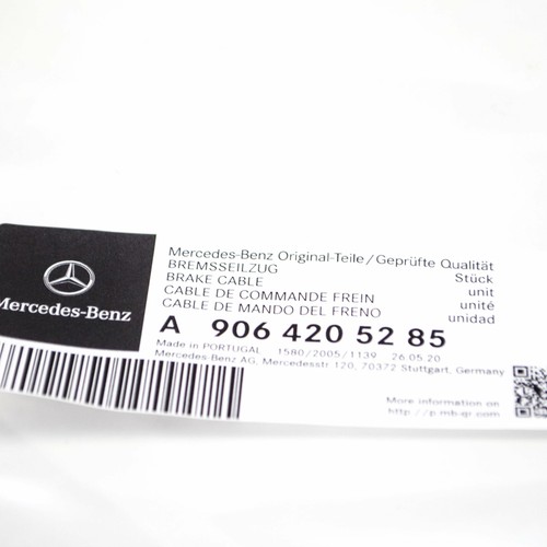 MERCEDES-BENZ SPRINTER 906 FRONT PARKING BRAKE CABLE A9064205285 NO ...