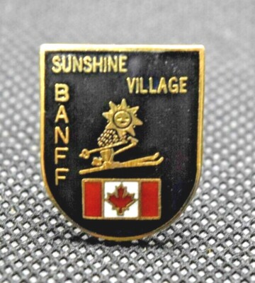 Banff Sunshine Village Ski Resort Canada Ski Lapel Pin | eBay