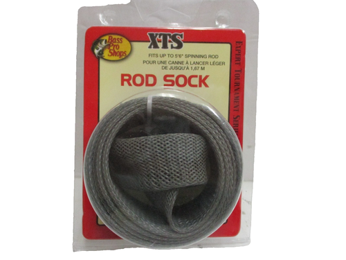 Bass Pro Shop XTS Rod Sock Expert Tournament Series Grey 5'-6" | eBay