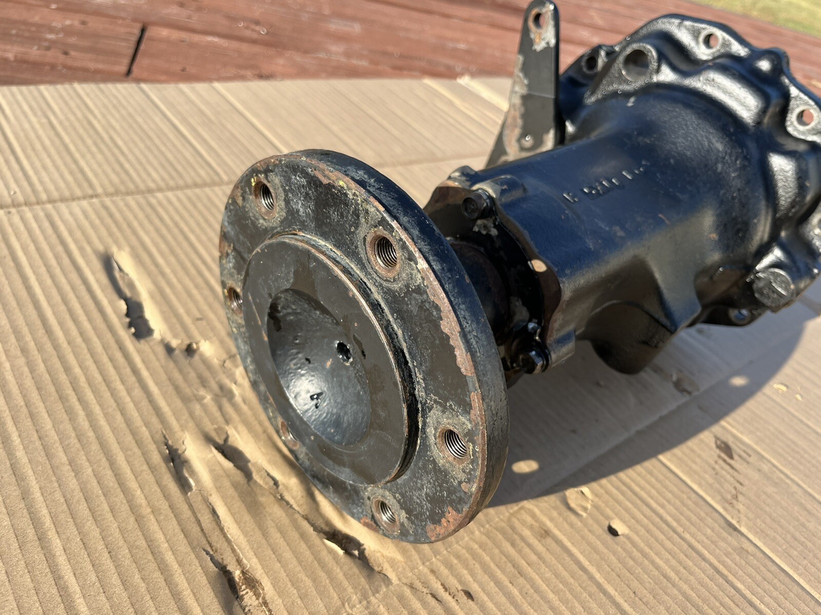 JOHN DEERE F1145 Mower Transmission Transaxle Left Side Axle Housing ...