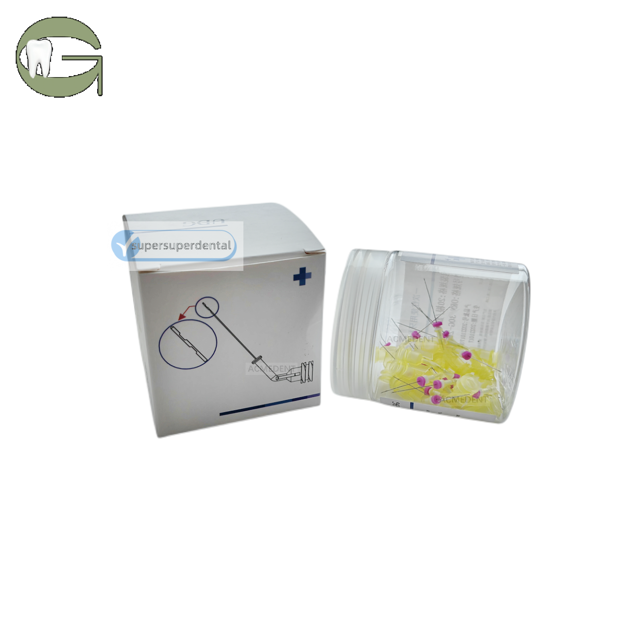 20Pcs Dental Irrigation Tips Endo Irrigator Delivery Tip Root Flushing ...