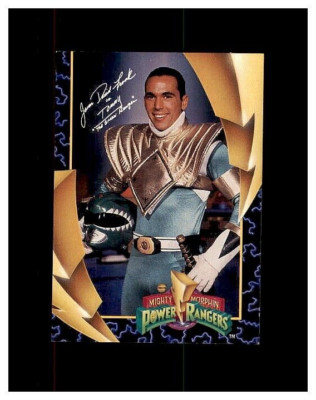 1994 Mighty Morphin Power Rangers Card Tommy Green Ranger Signature ...
