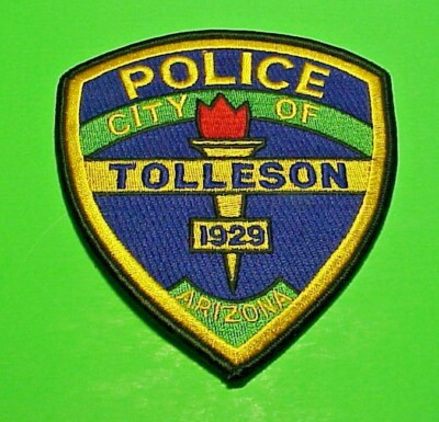 TOLLESON ARIZONA AZ 4 1/2" POLICE PATCH POLICE PATCH FREE SHIPPING ...