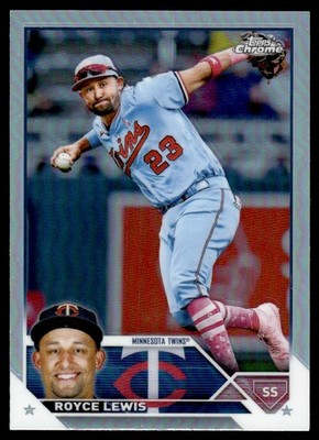 2023 Topps Chrome Refractor Royce Lewis Minnesota Twins #51 | eBay