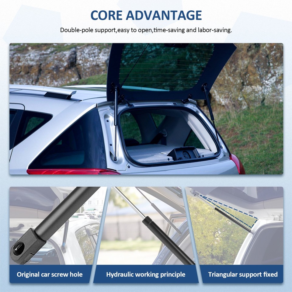 2003-2006 Ford Expedition Rear Glass Window Lift Supports Shock Struts ...