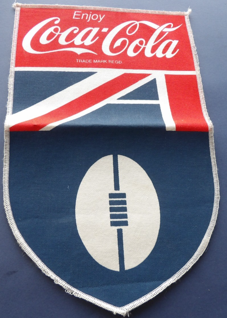 AFL PATCHES COCA COLA /AFL LARGE PATCH | eBay Australia