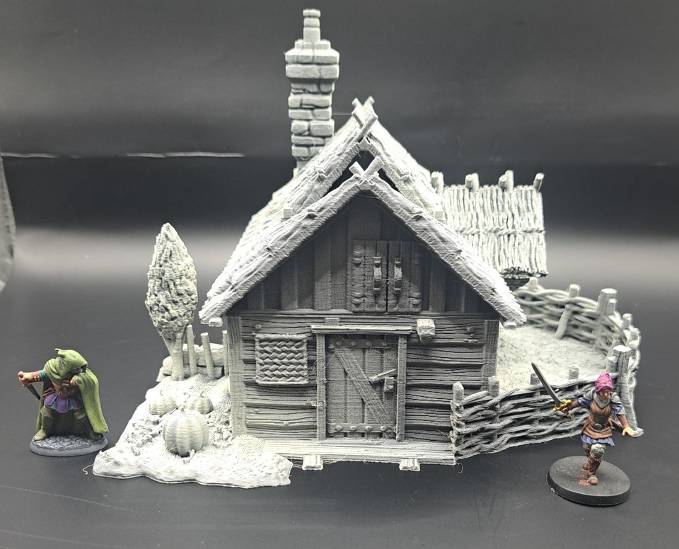 3d Printed Farmstead 28mm Miniatures, DnD, Tabletop, RPG, War Game | eBay