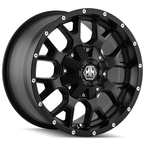 20x9 Mayhem 8015 Warrior 6x120/6x5.5 30 Matte Black Wheels Rims Set(4 ...