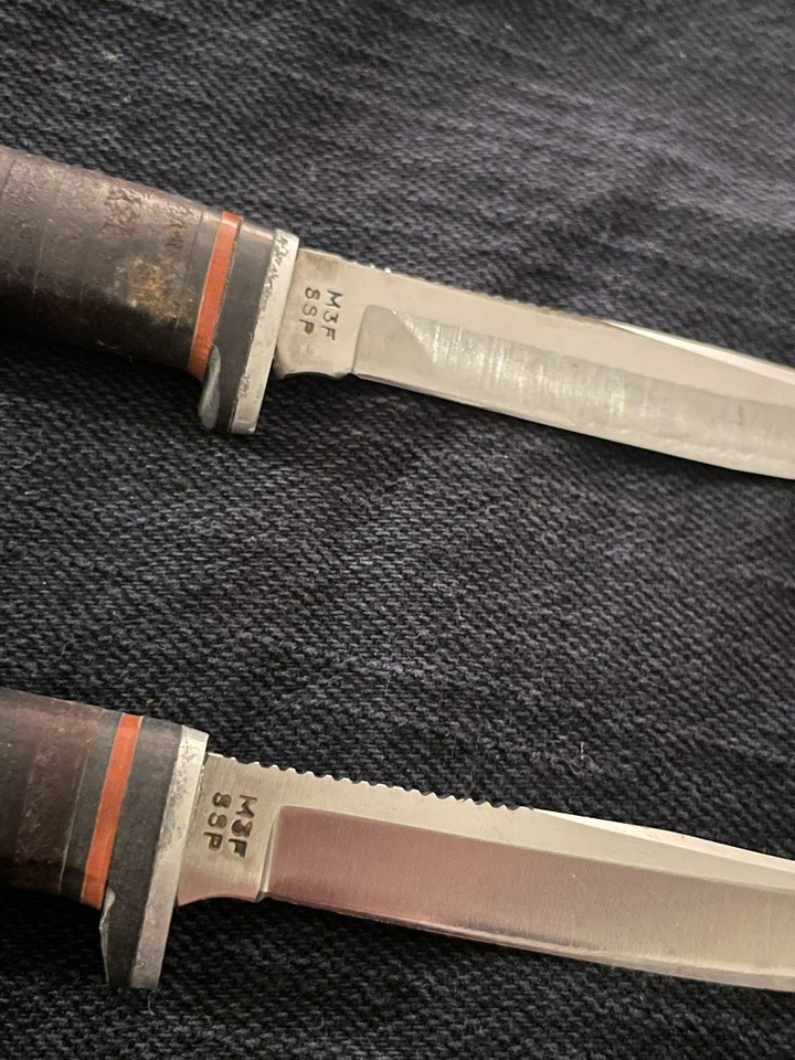 pair of Case XX USA 1965-1969 Model M3F Great Skinner Blade with ...