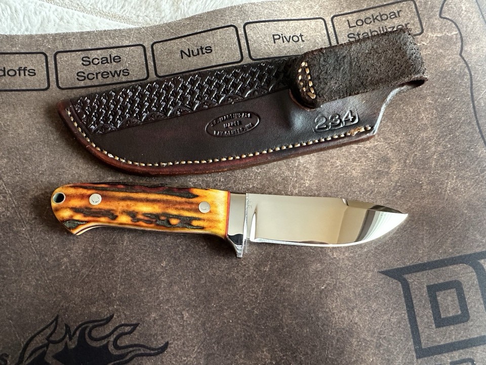 Jim Martindale Custom Nesmuck Hunter Fixed Blade Knife Like Bark River ...