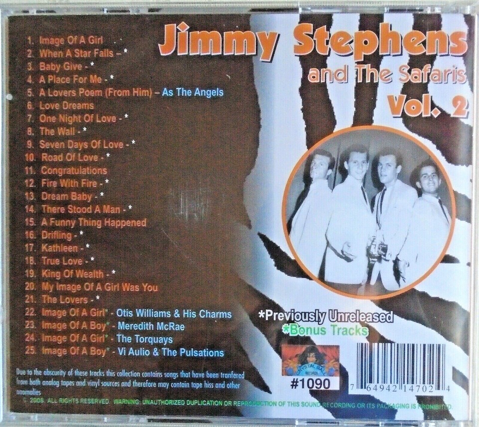 JIMMY STEPHENS And The Safaris - CD - Vol. 2 - BRAND NEW | eBay