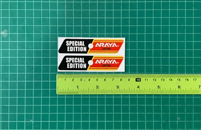 Araya special edition rim sticker decals | eBay Australia