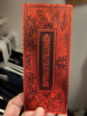 sprayground tag red ***READ DESCRIPTION*** | eBay