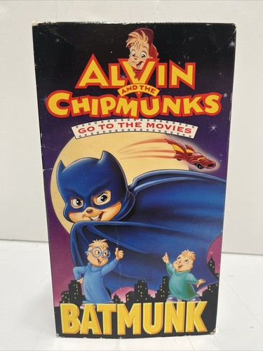 Alvin and the Chipmunks Go to the Movies - Batmunk (VHS, 1992 ...