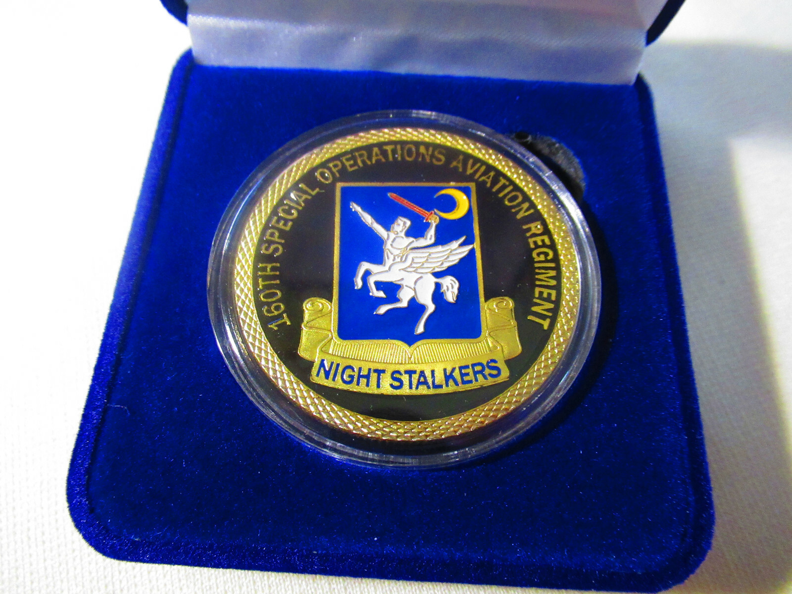 US ARMY 160th SPECIAL OPS AVIATION REG. "NIGHT STALKERS" Challenge Coin ...
