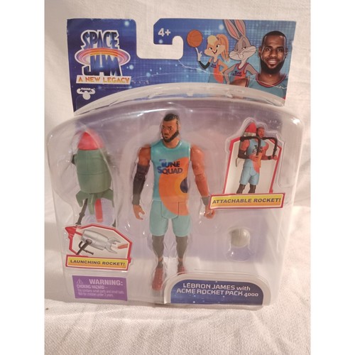 2021 SPACE JAM A NEW LEGACY 5" Lebron James With Acme Rocket Pack 4000 ...