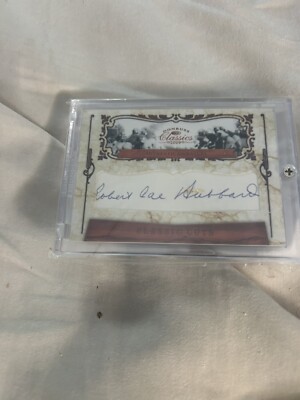 robert cal hubbard autograph 2009 Dunruss classic cuts 2/4 rare full ...