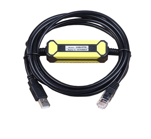 USB-ETH PLC Programming Cable For USB Convert Ethernet Smart700IE V3 ...