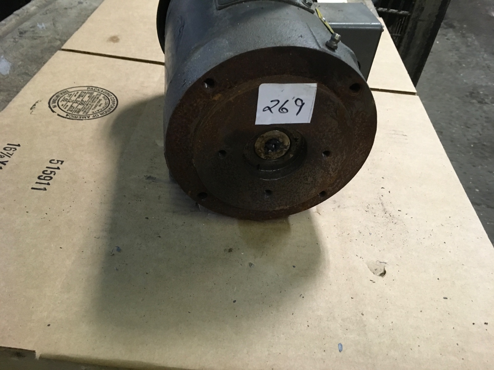 Parker 1/2hp motor #MESA1N6CF-10 115/230v 1725rpm 1ph frame-145TCZ ...