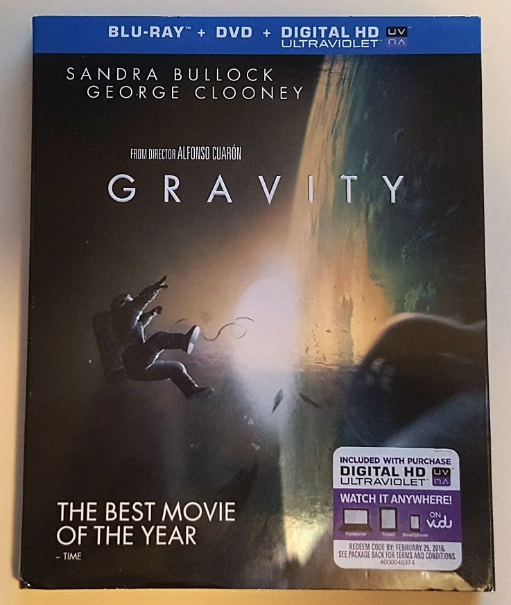 Gravity Blu Ray Cover