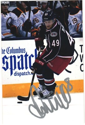 Patrick McNeill Autographed 4x6 Color Photo Columbus Blue Jackets #49 A ...