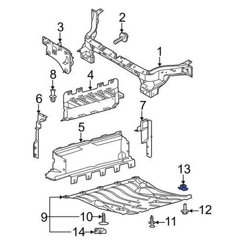 Genuine Ford Lower Shield Nut W718770-S439 | eBay