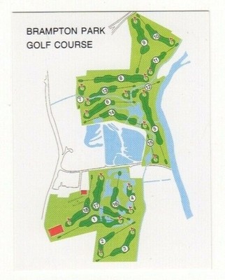 Golf Course Card. Brampton Park Golf Club, Cambridgeshire | eBay Australia