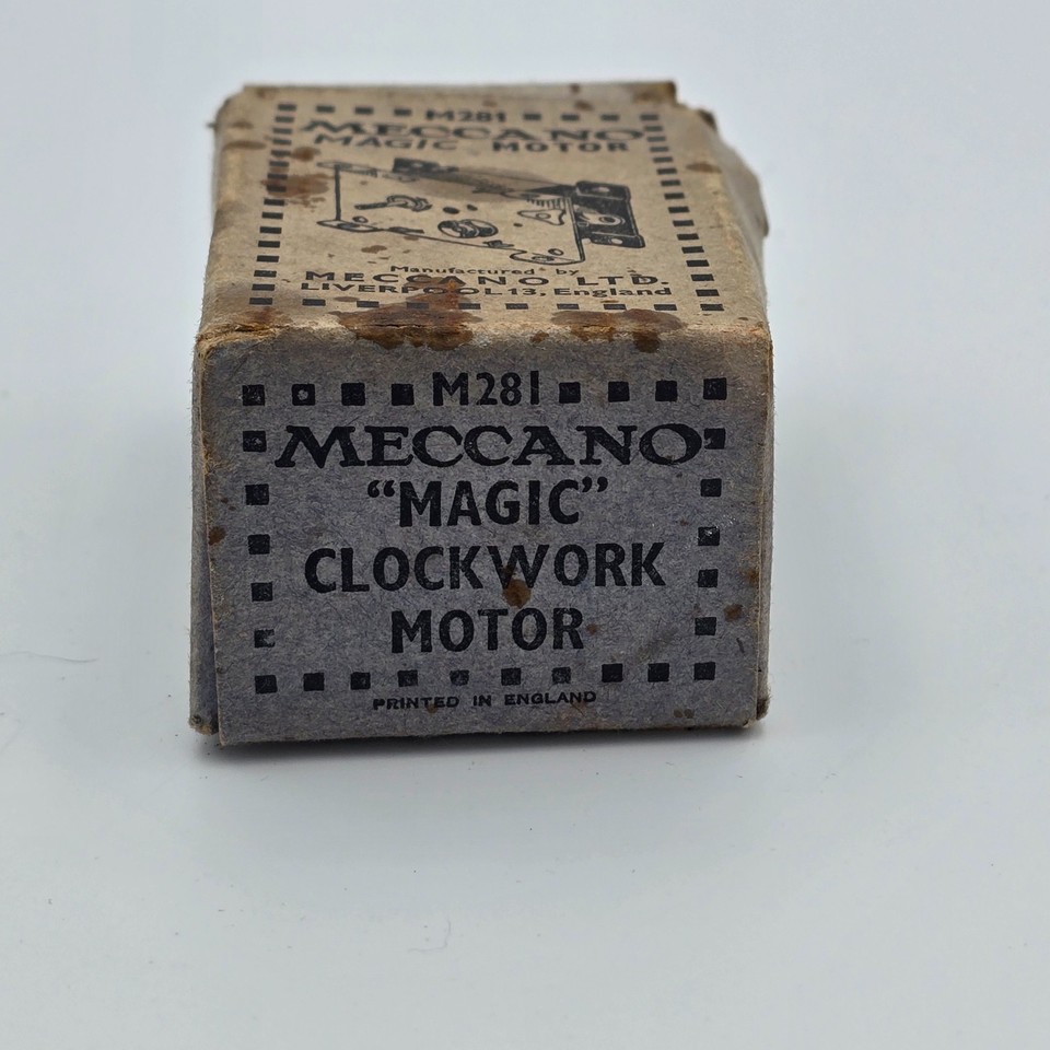 Meccano M281 Magic Motor Vintage Mechanical Toy with Key & Box Tested ...